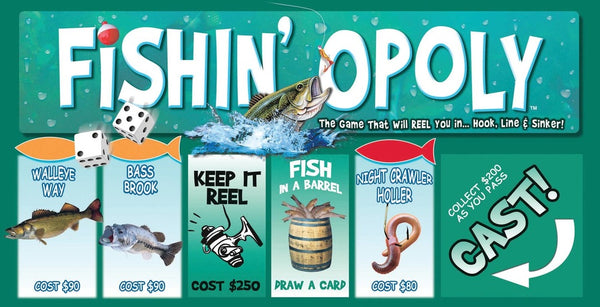 Fishin'-Opoly Board Game - MECO7